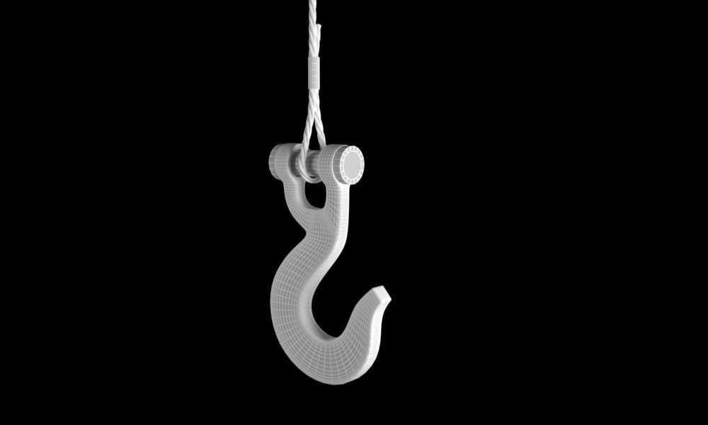 Hook 3d 3D model | CGTrader
