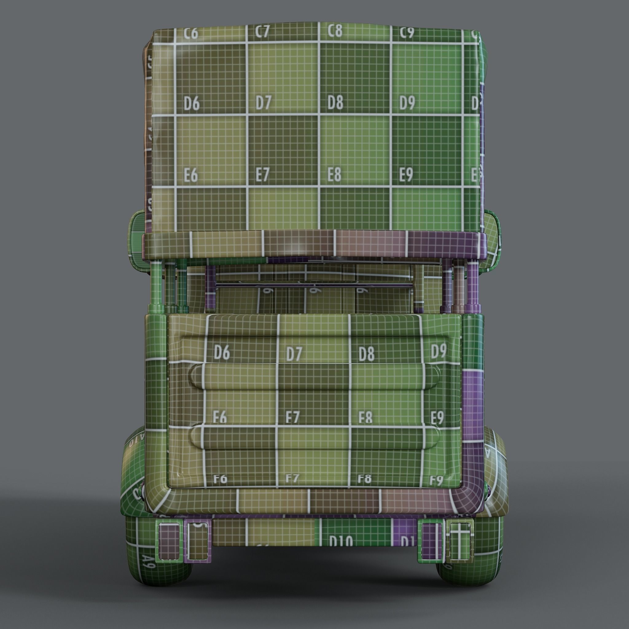 Cartoon Three Wheeler 3D model | CGTrader