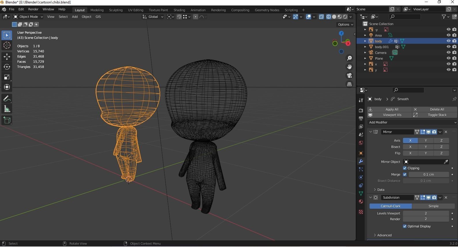 nendoroid body only free 3D model | CGTrader