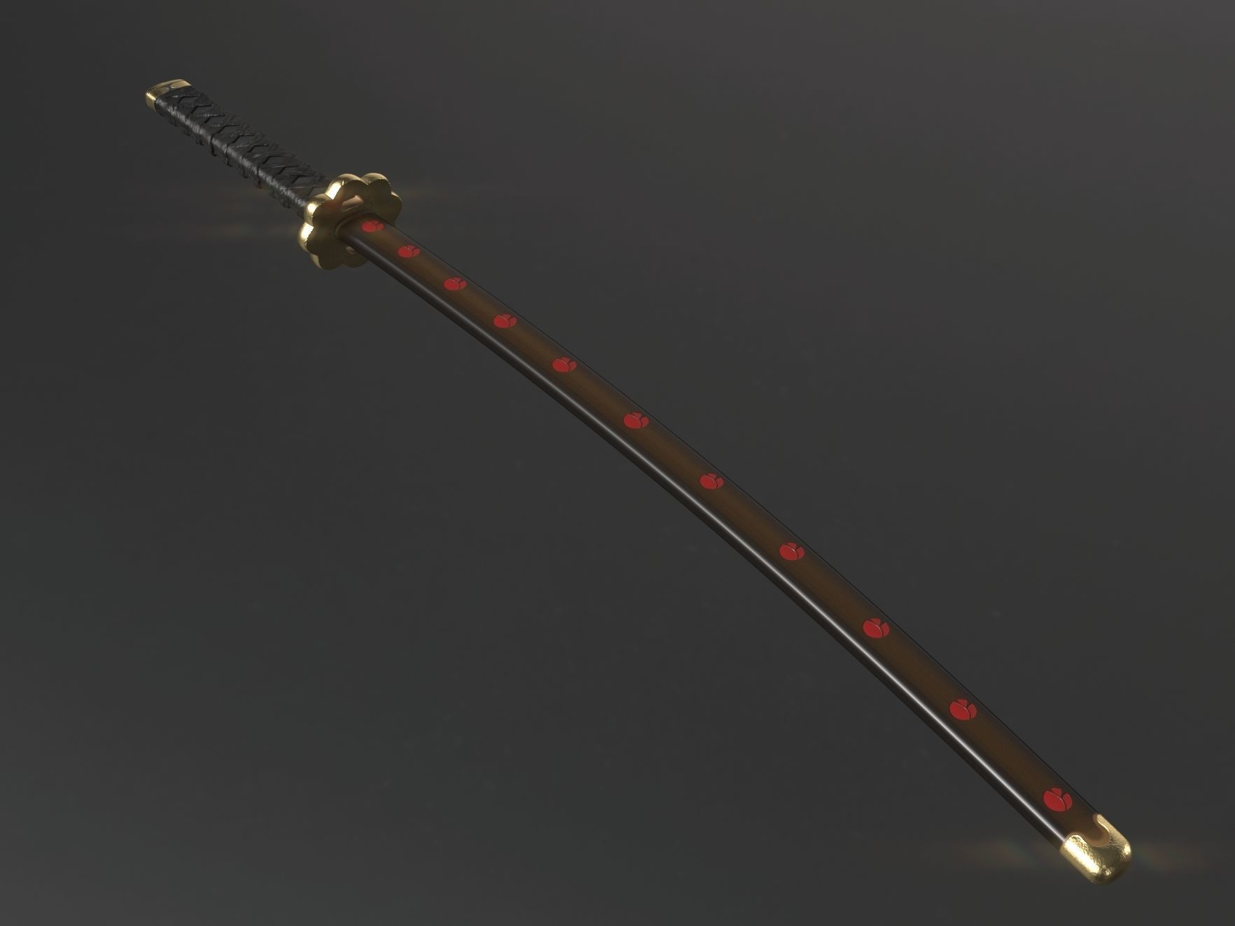 Shusui katana free 3D model | CGTrader