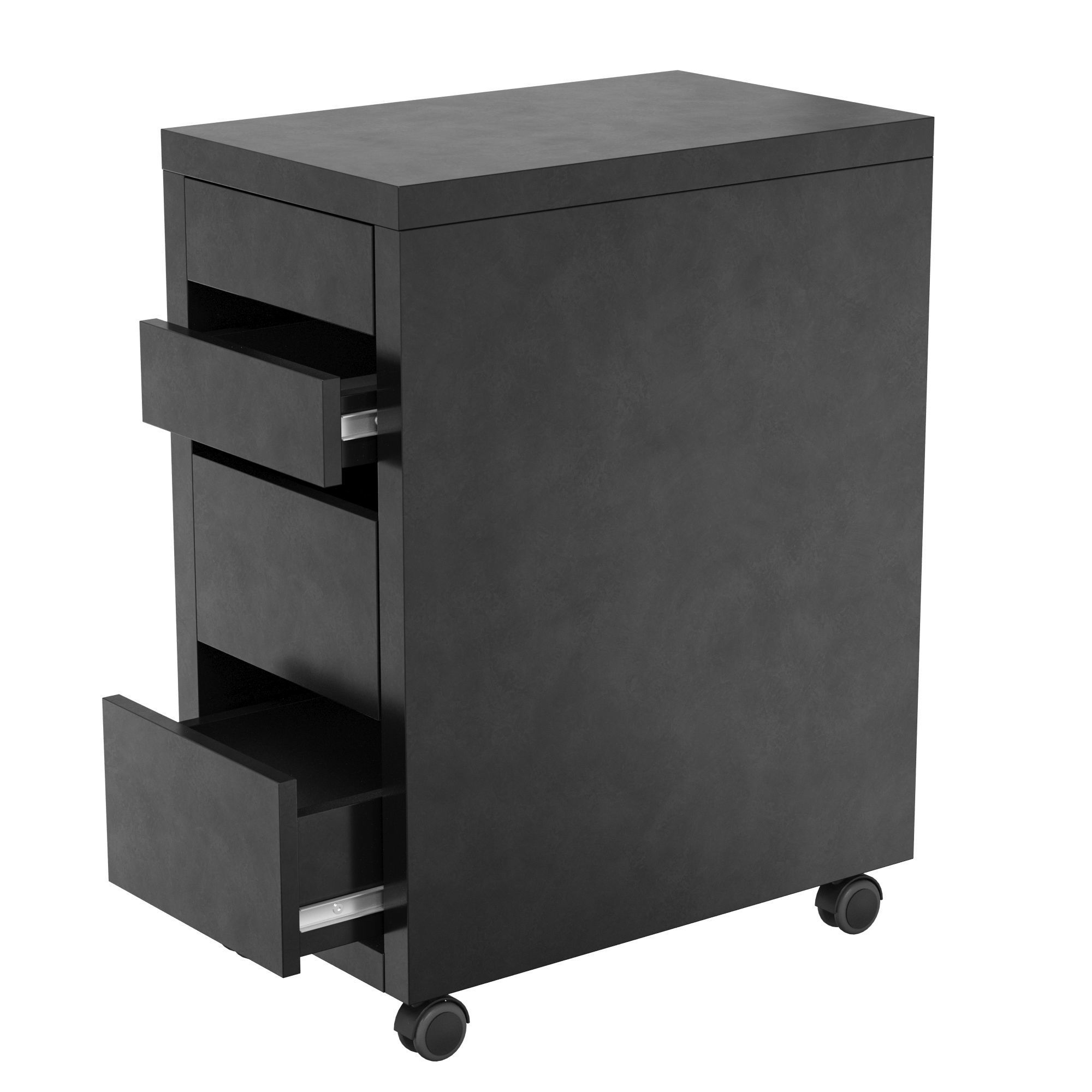 IKEA MICKE MICKE Cabinet with drawers on wheels 3D model | CGTrader
