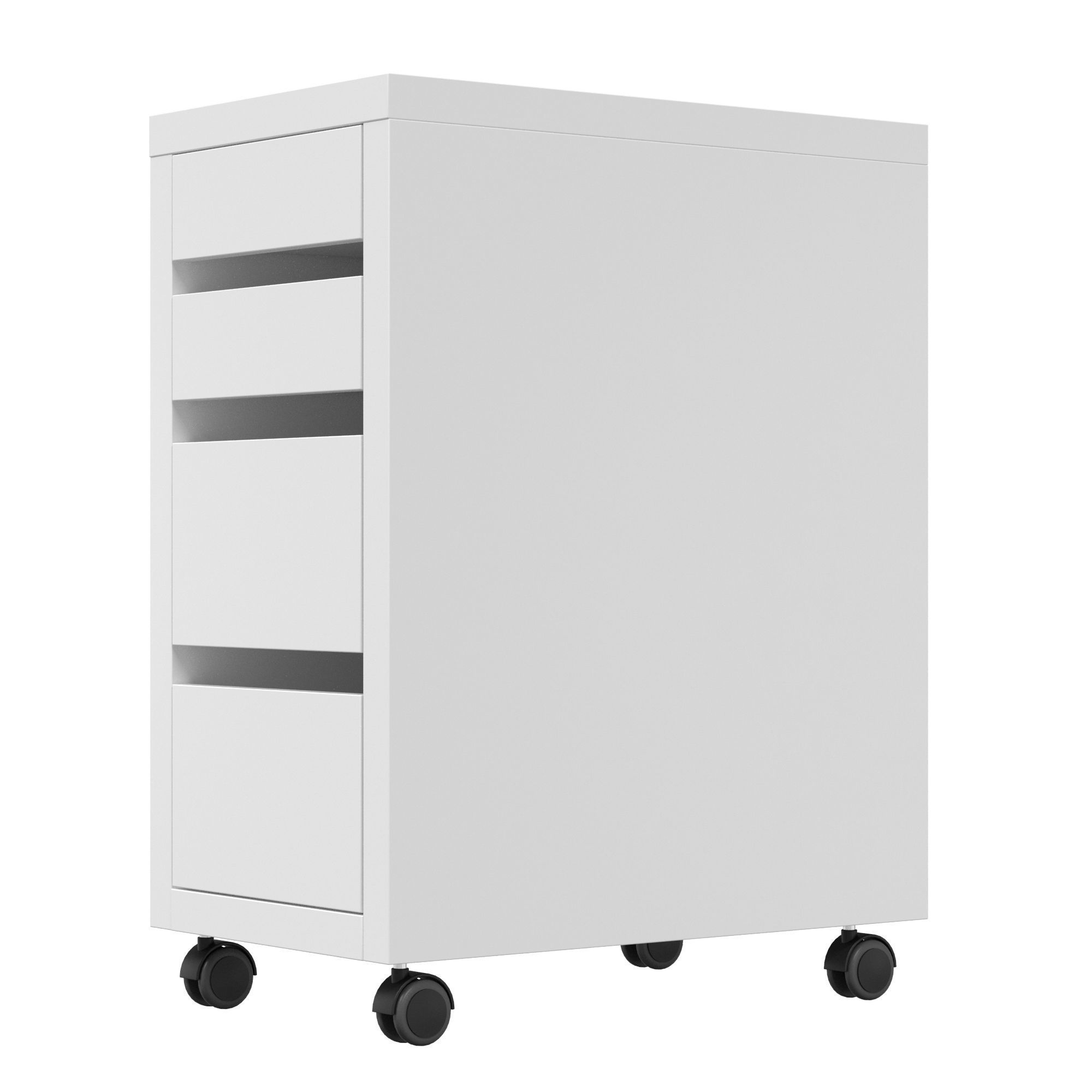 IKEA MICKE MICKE Cabinet with drawers on wheels 3D model | CGTrader