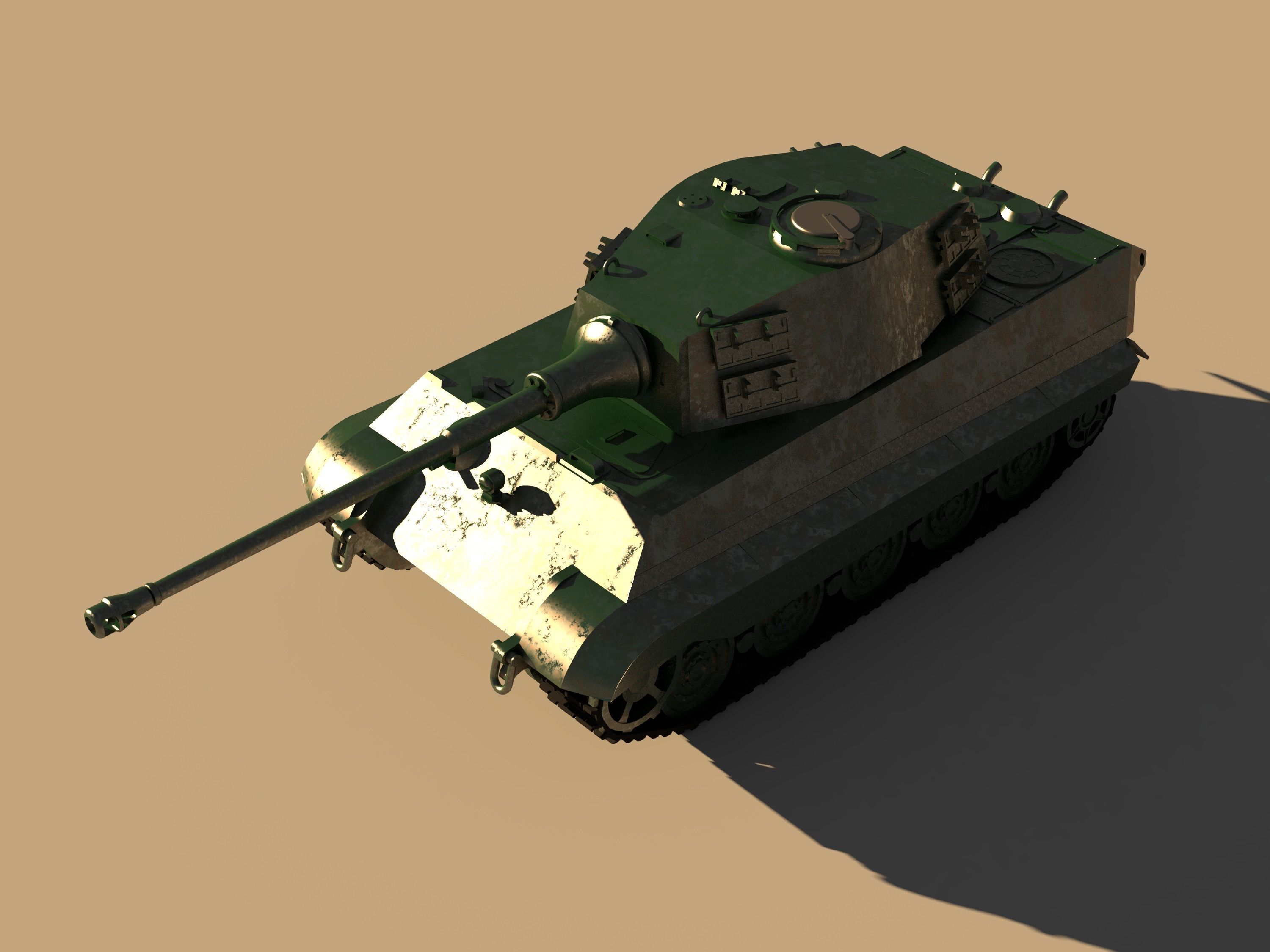 Panzer Tiger II 3D model | CGTrader