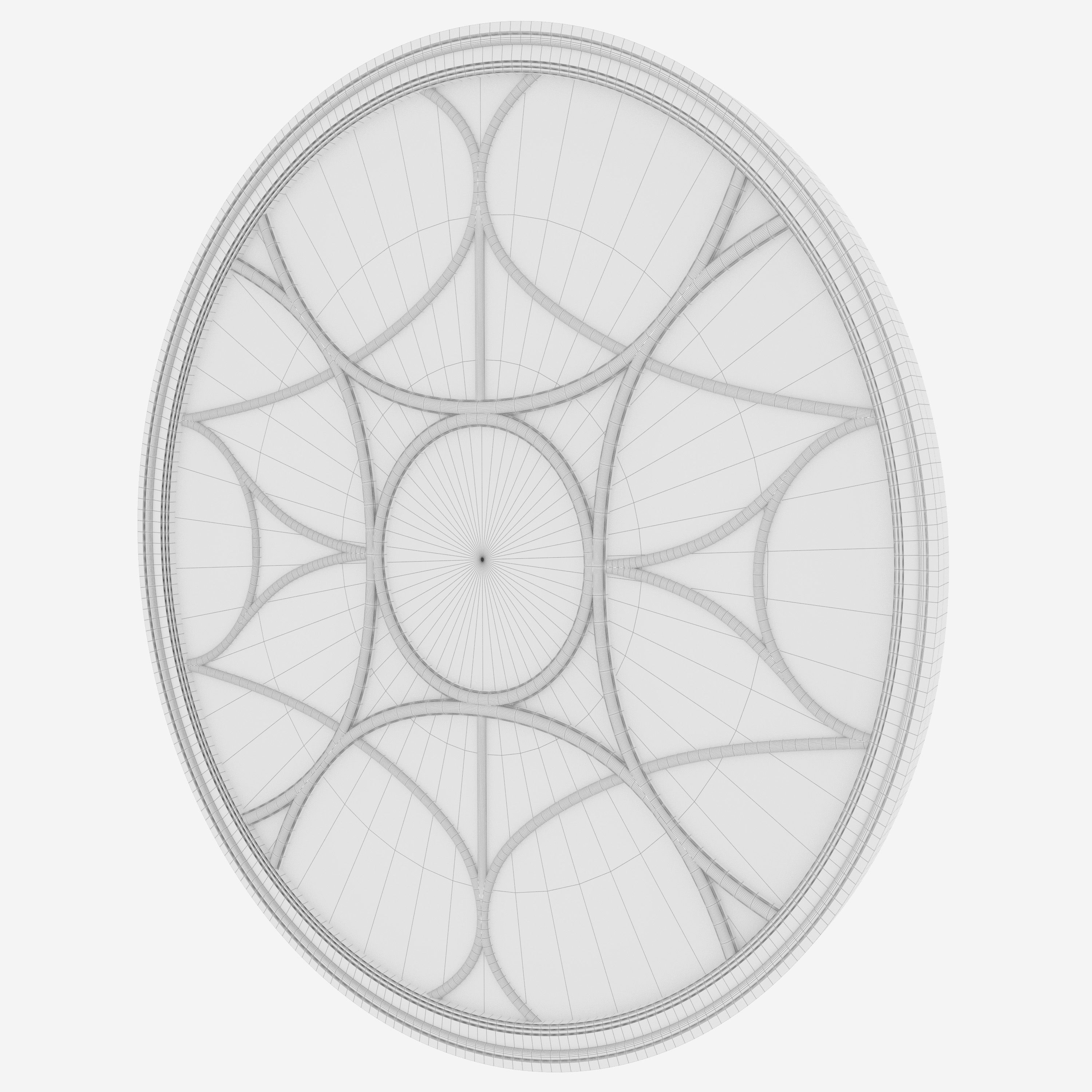 Castle window round 3D model | CGTrader