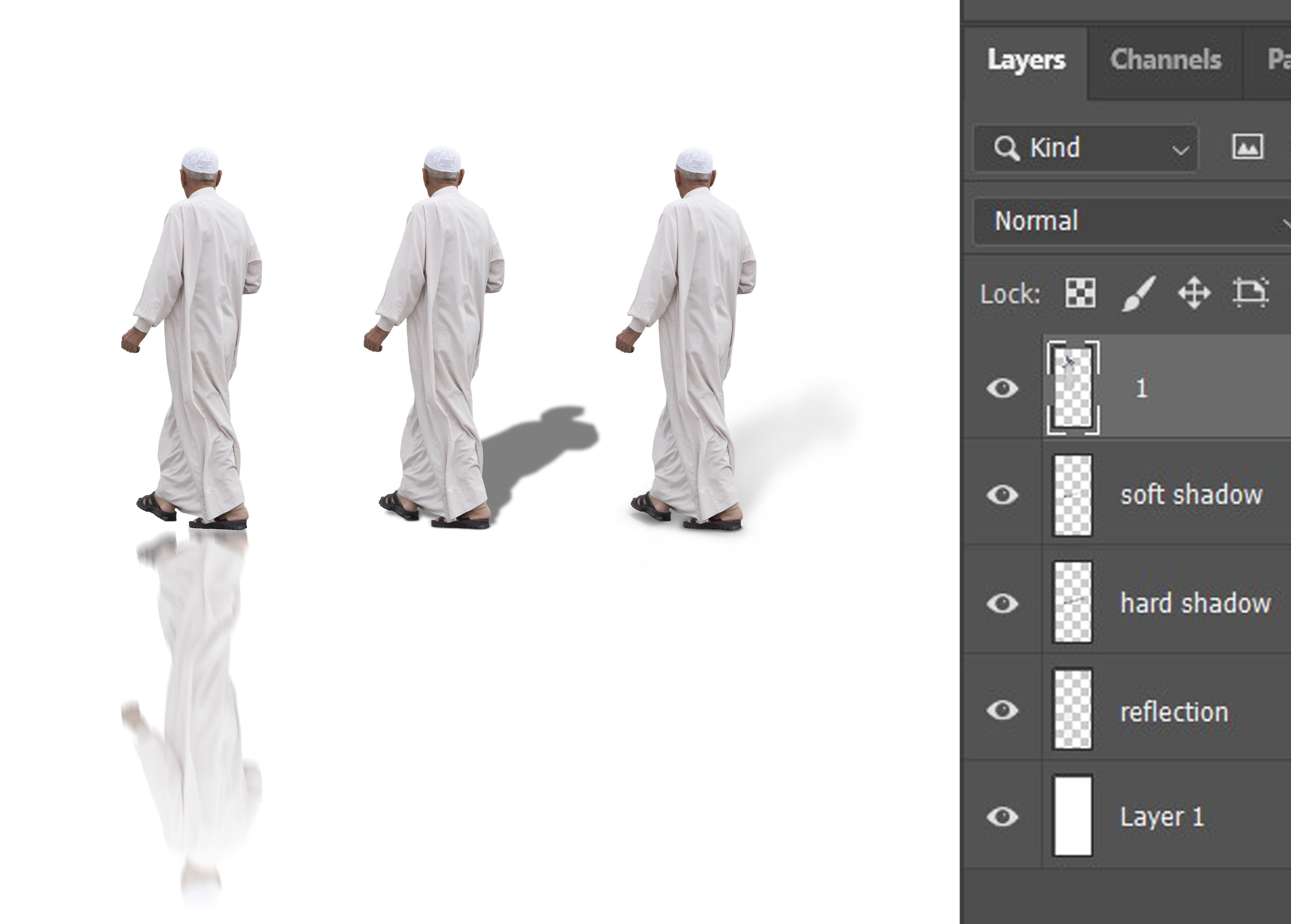 4 PNG and PSD Arabian people Full HD CUTOUT Sample free 3D model | CGTrader