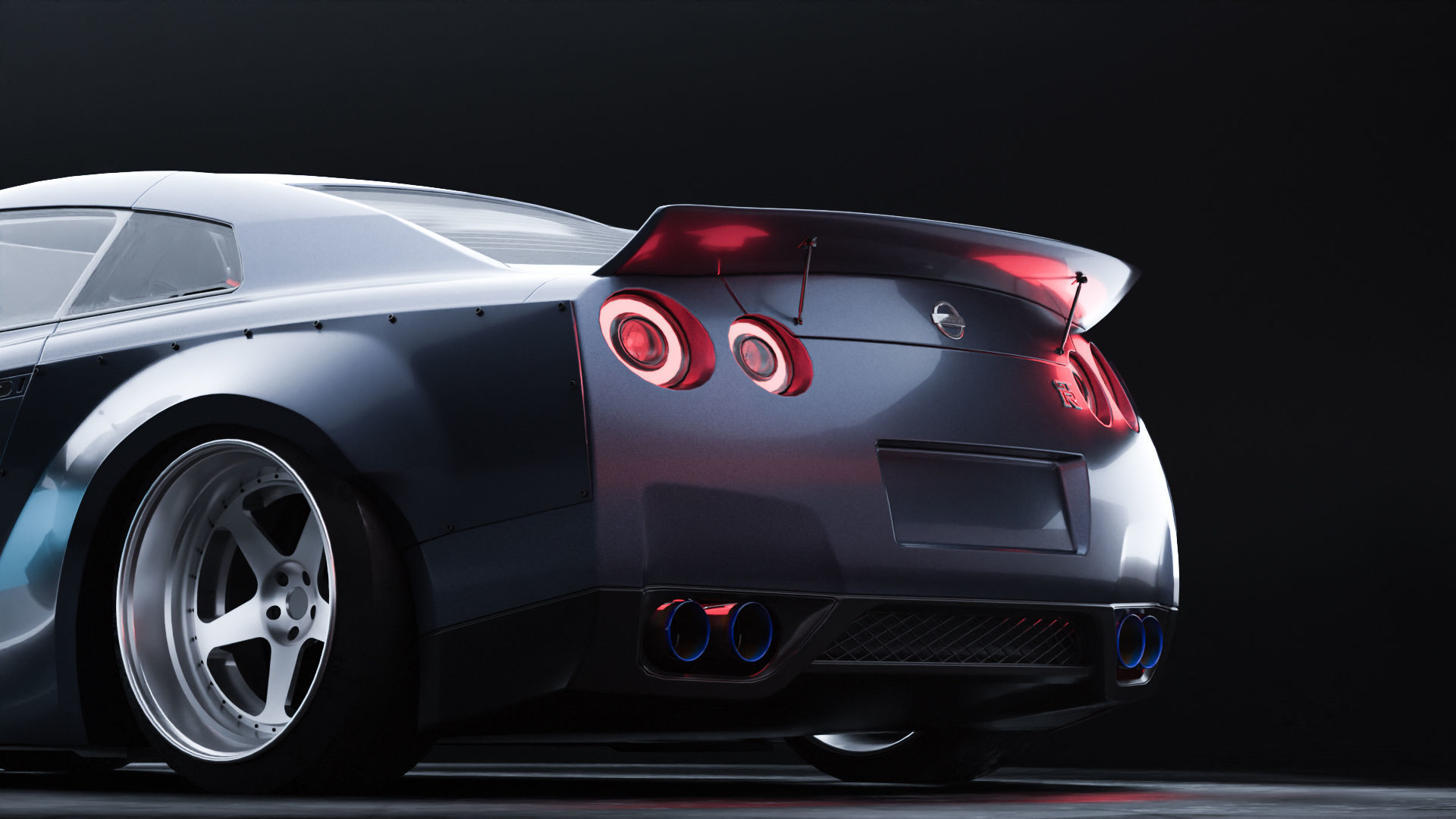 3D model Nissan GT-R VR / AR / low-poly | CGTrader