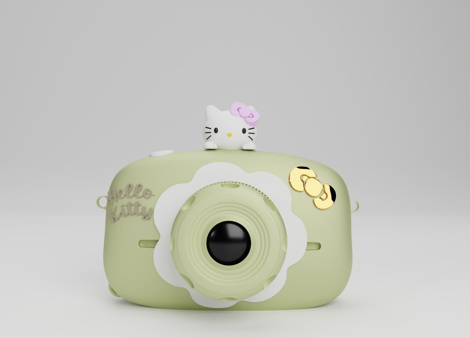 Hello Kitty Camera Model 3D model | CGTrader
