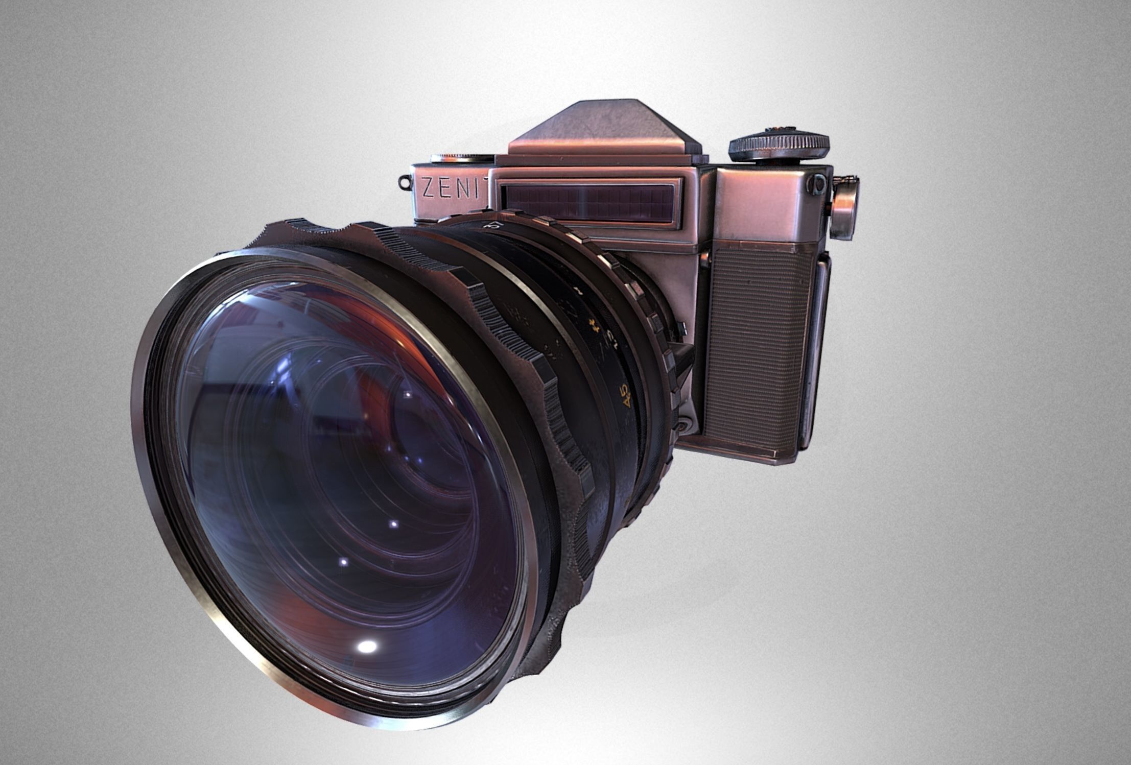 Zenit 6 camera - Digital Camera 3D model | CGTrader
