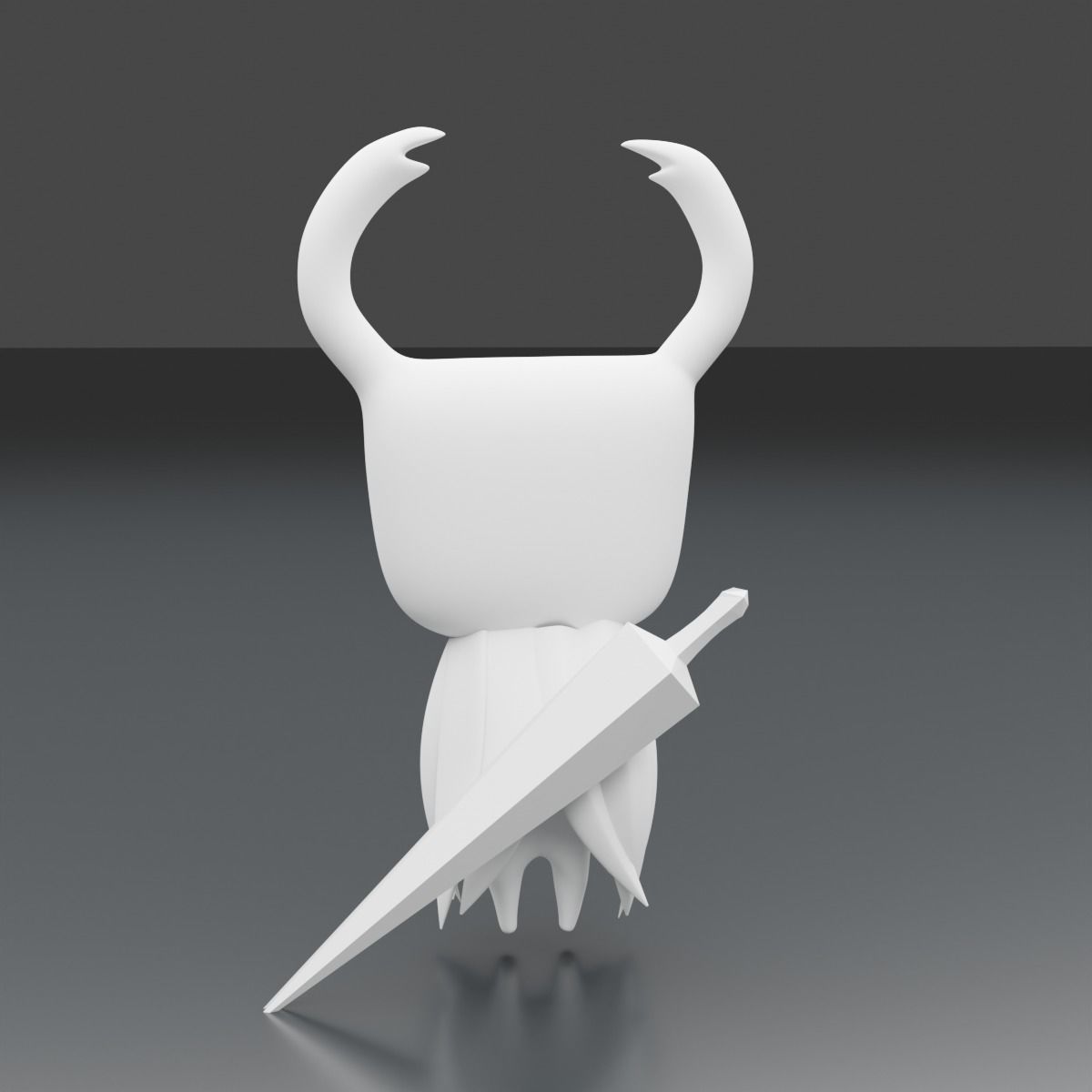 3D model for Hollow knight with sword for blender 3D model | CGTrader