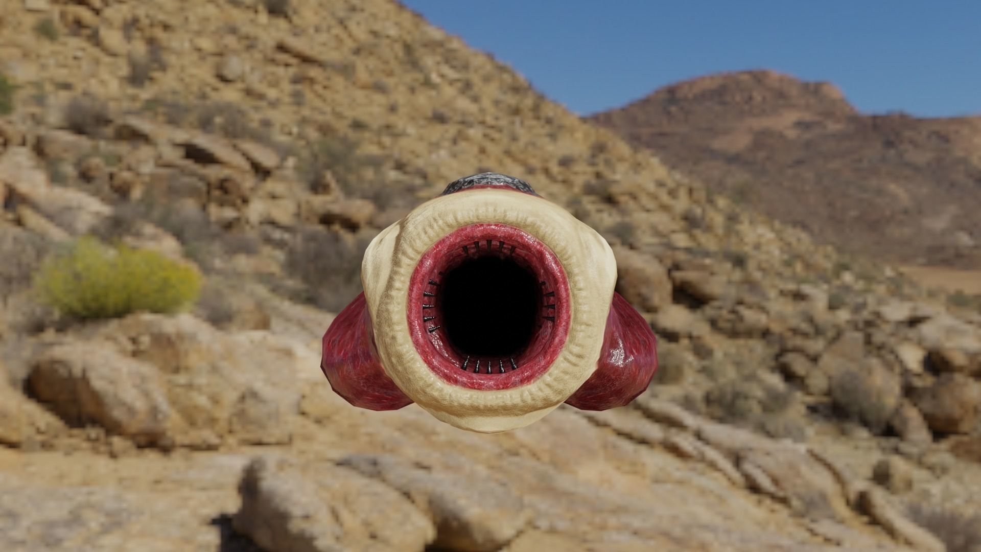 3D model Worm Monster VR / AR / low-poly | CGTrader