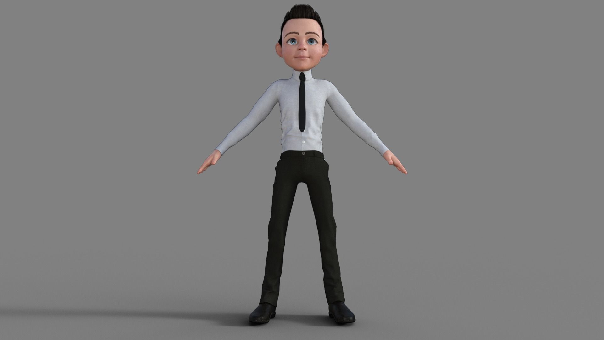 Cartoon Businessman 3D Model 3D model | CGTrader
