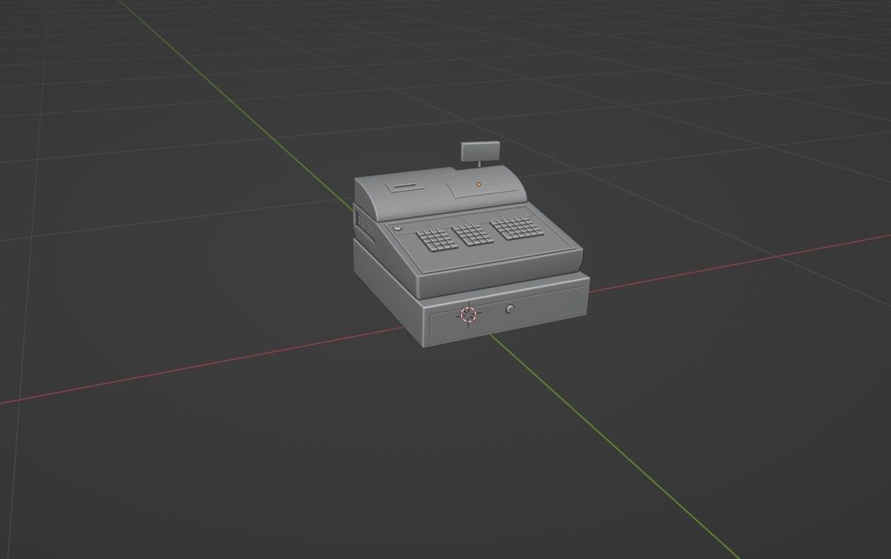 3D model Cash Register VR / AR / low-poly | CGTrader