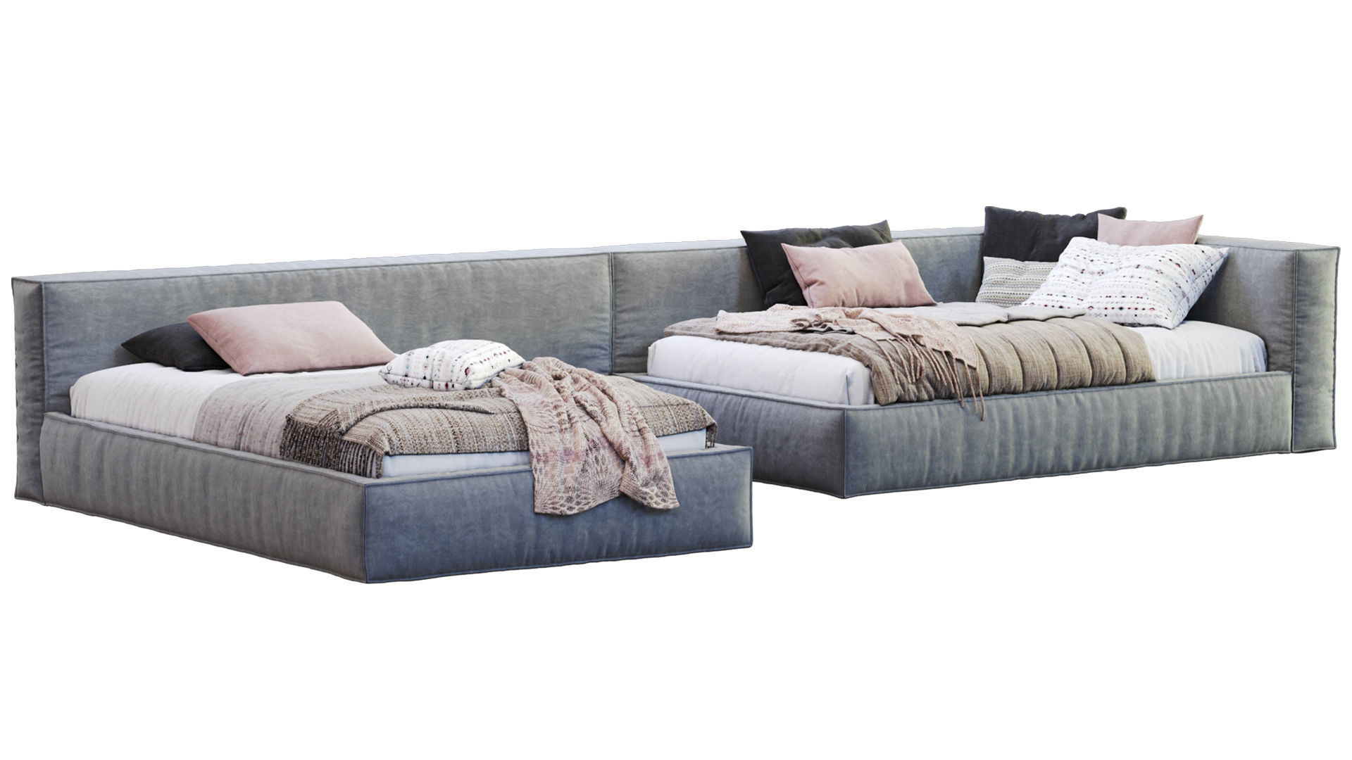 Boca Mini Bed 3D model | CGTrader