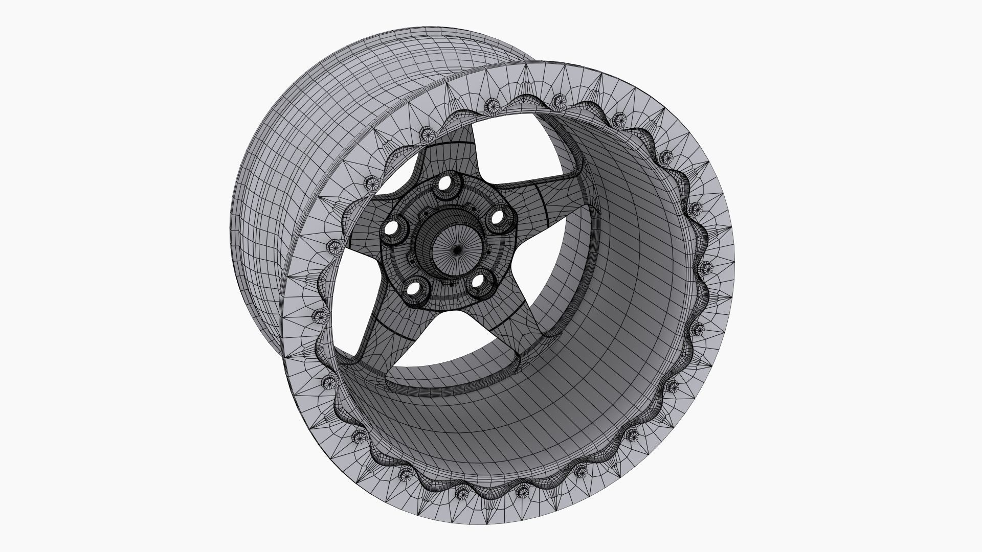 3D model 3030 Autosport Launch drag wheel VR / AR / low-poly | CGTrader
