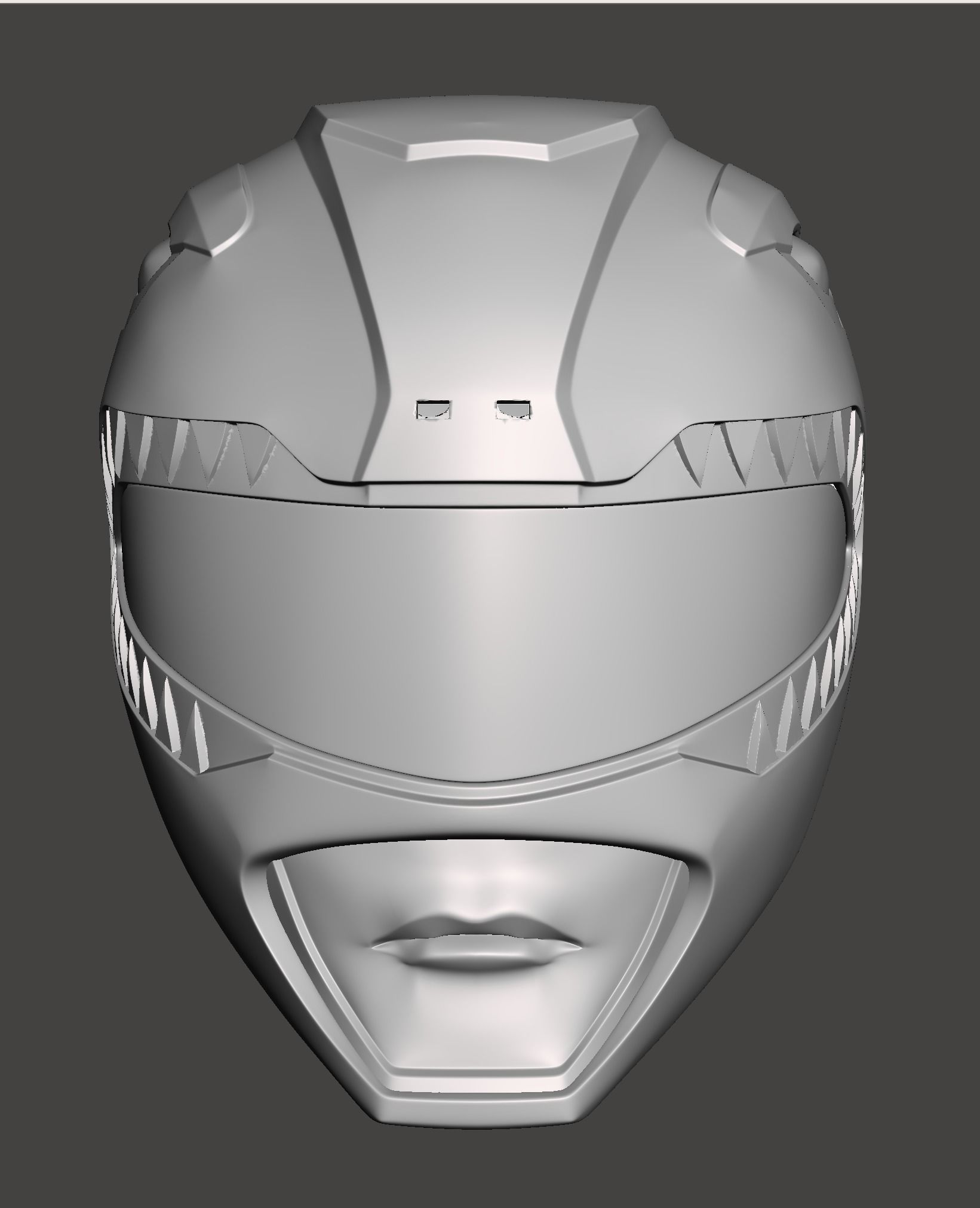 Red Power Ranger Helmet 3D model 3D printable | CGTrader