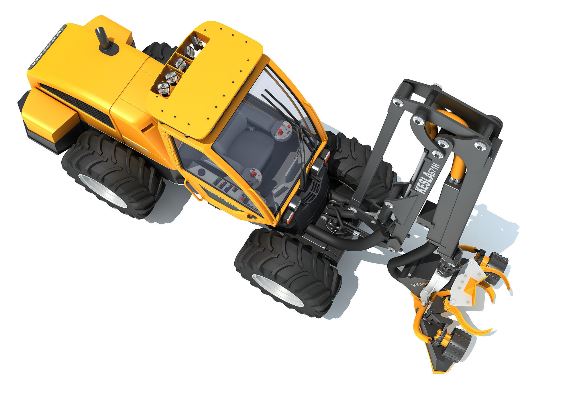 Sampo Forest Machine 3D model | CGTrader