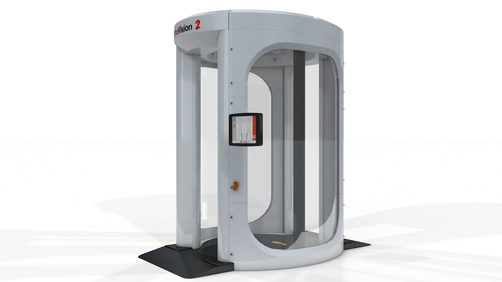 Airport Security Body Scanner Provision 3D model rigged | CGTrader