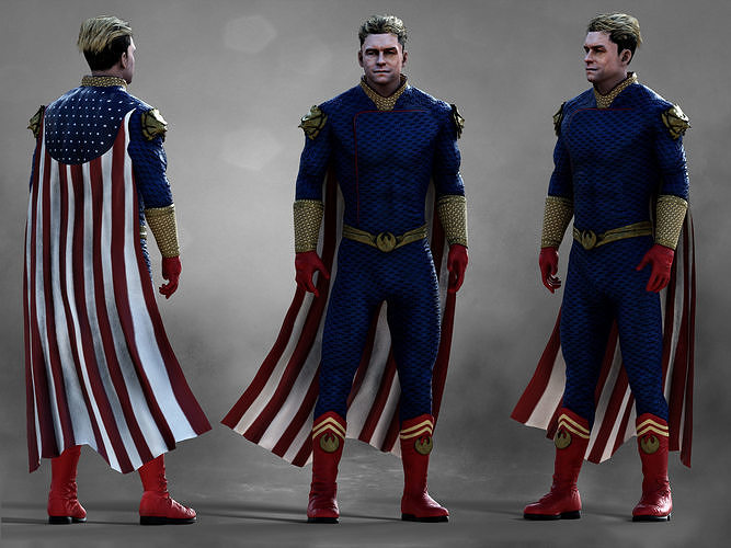 3D model Homelander VR / AR / low-poly rigged | CGTrader