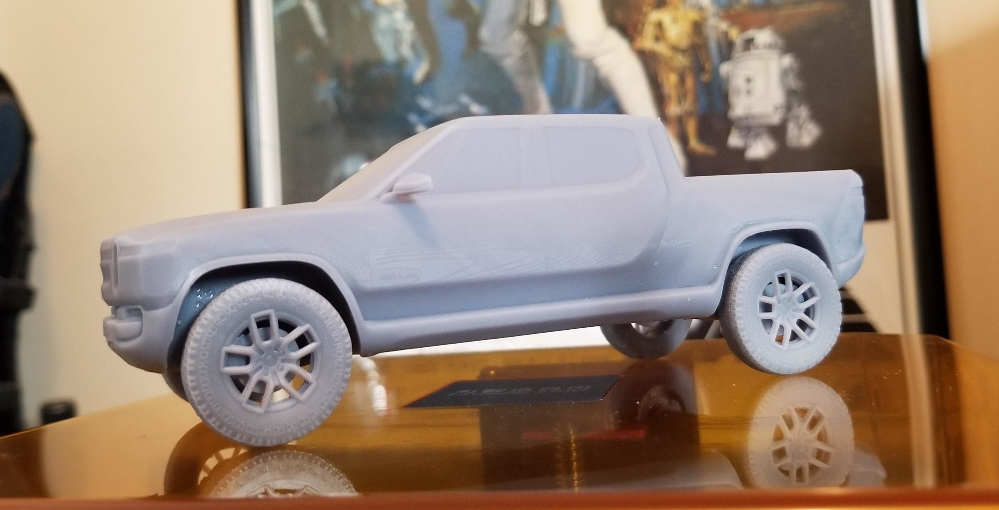 Rivian R1T STL 3D print Model 3D model 3D printable | CGTrader