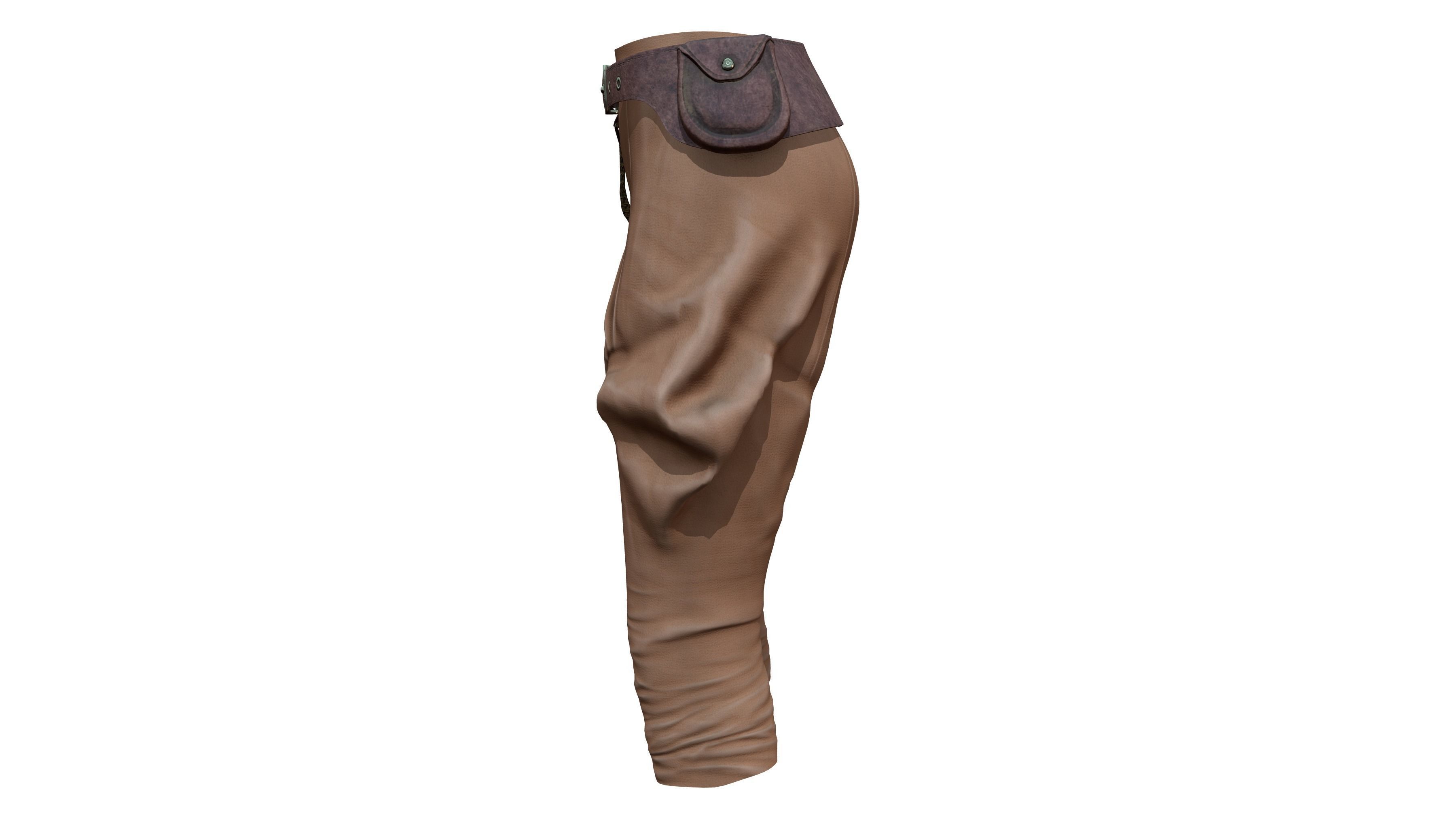 3D model German Officer Western Expeditor Archaeologist Explorer Pants ...