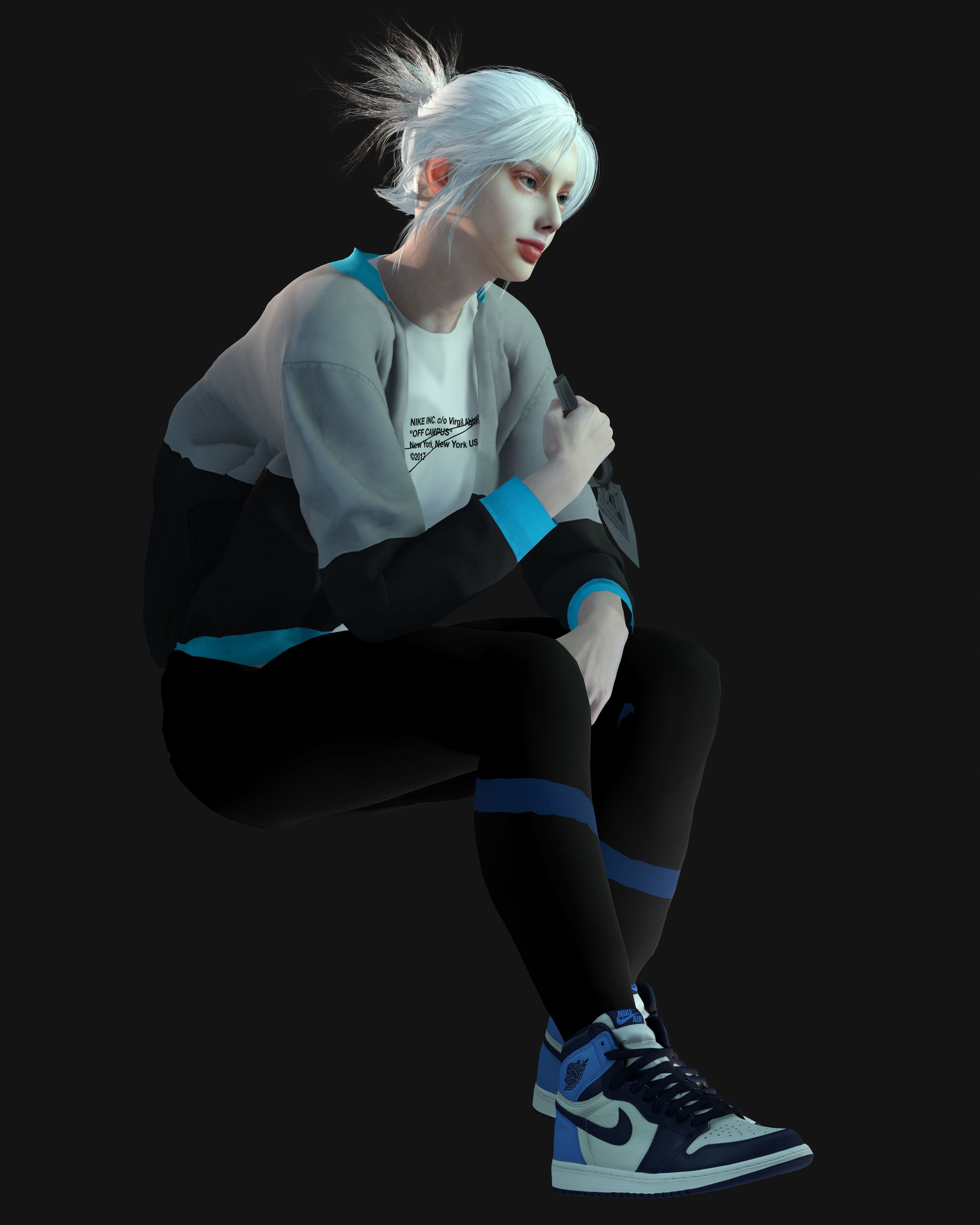 VALORANT - Jett Casual 3D model animated rigged | CGTrader