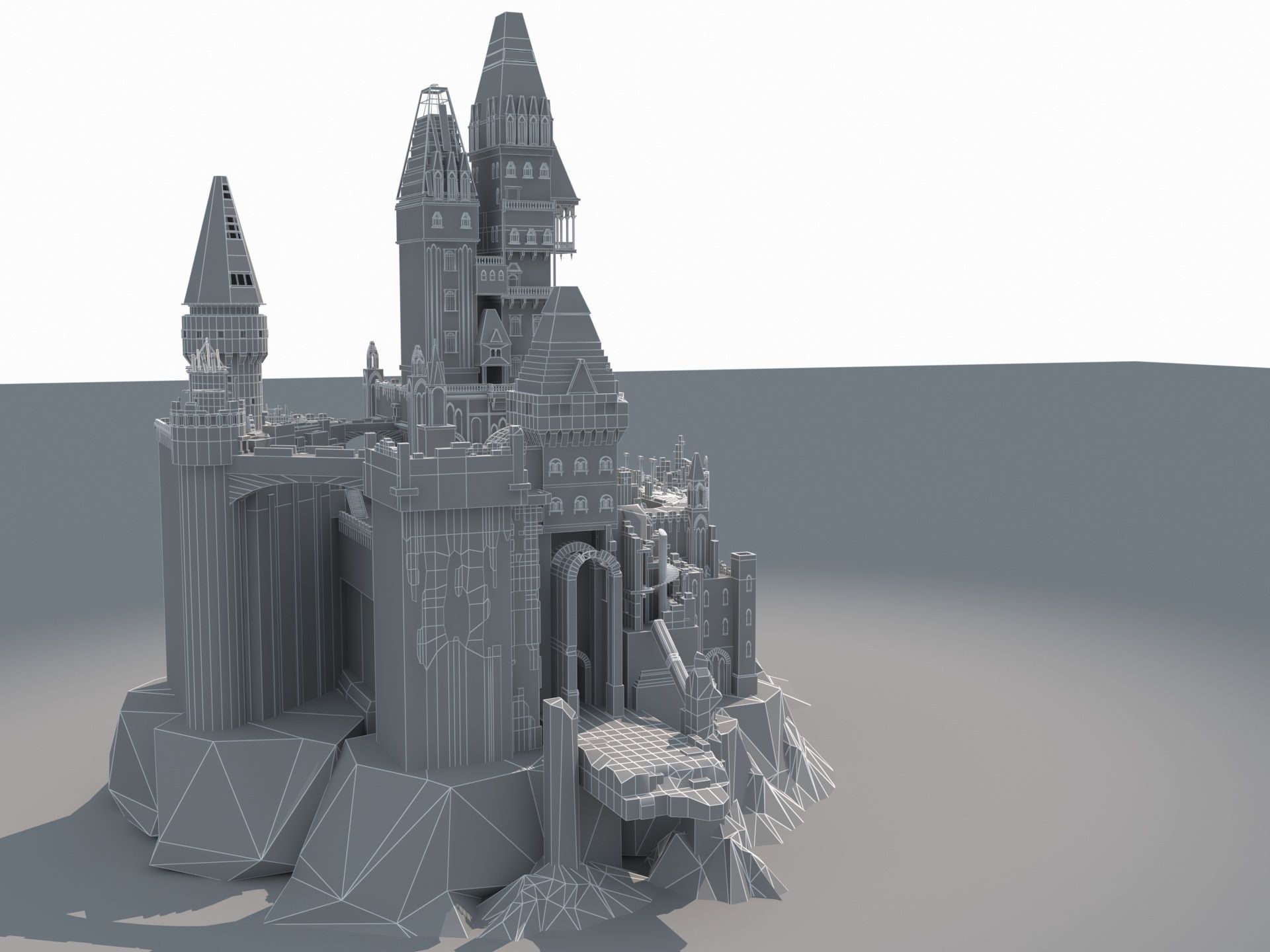 Castle Ruins 3D model | CGTrader