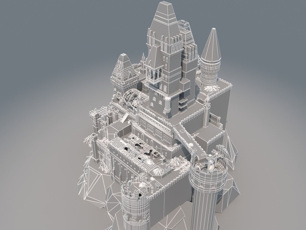 Castle Ruins 3D model | CGTrader