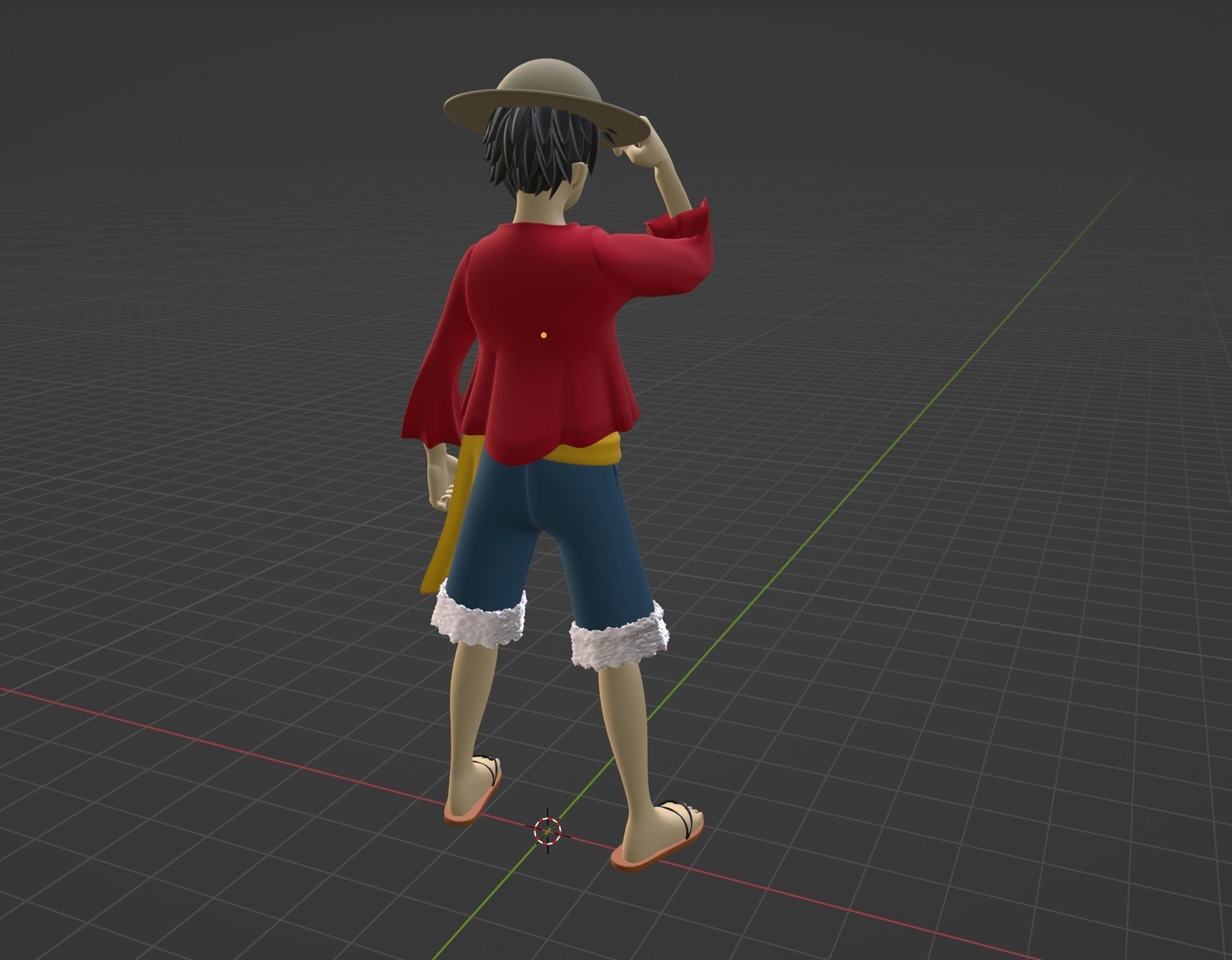 Monkey D Luffy 3D Model 3D model rigged | CGTrader