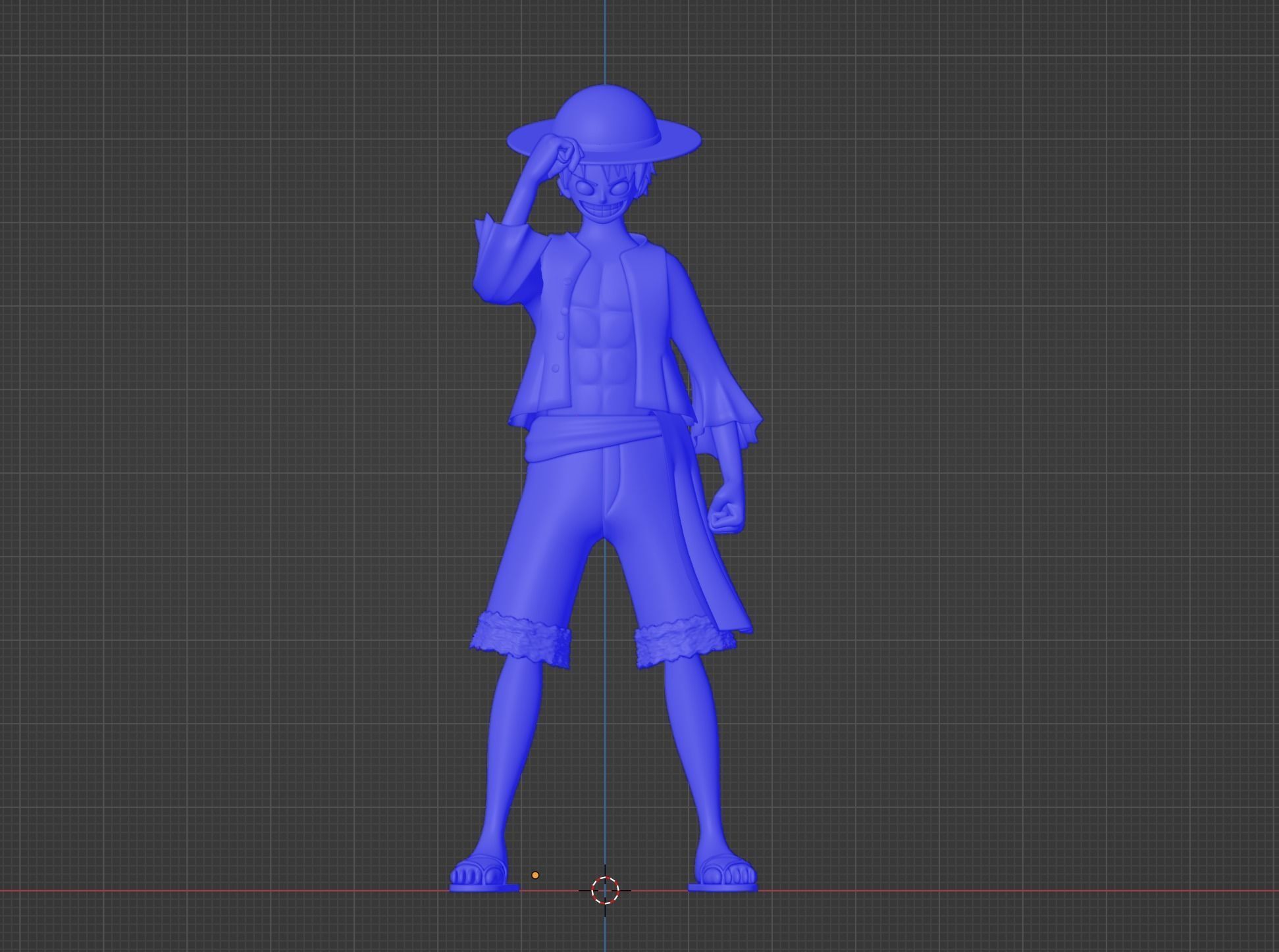 Monkey D Luffy 3D Model 3D model rigged | CGTrader