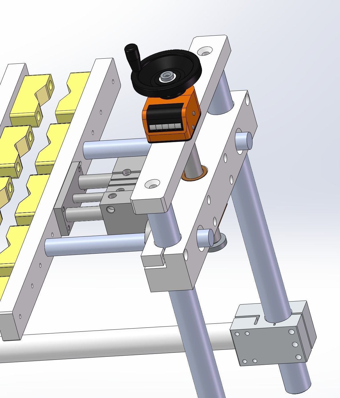 Clamping adjusting mechanism 3D model | CGTrader