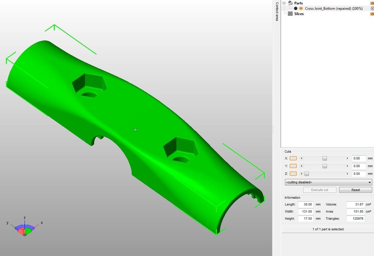Cross Joint 3D model 3D printable | CGTrader