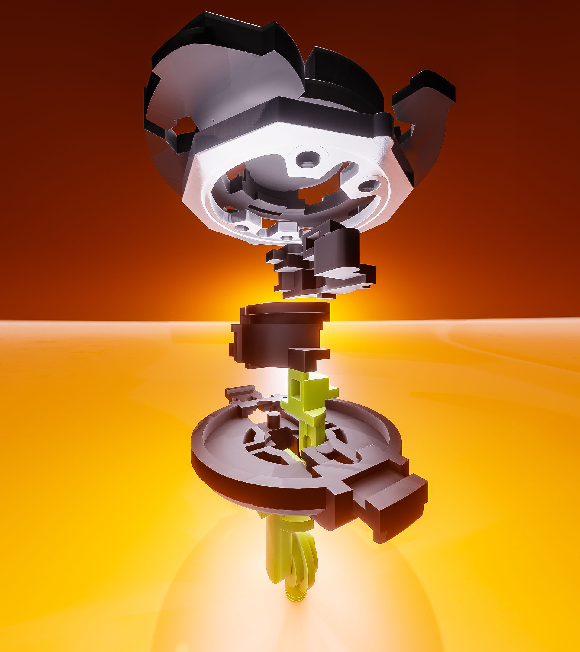 Beyblade - pre supported ctb file 3D model 3D printable | CGTrader