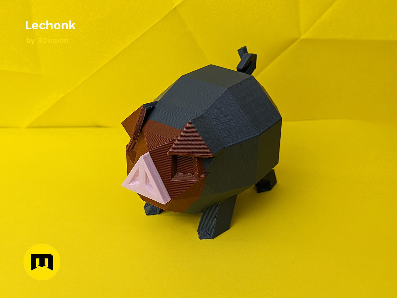 Lechonk Low Poly Pokemon free 3D model 3D printable | CGTrader