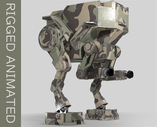 3D model Mech 06 - Raptor VR / AR / low-poly | CGTrader