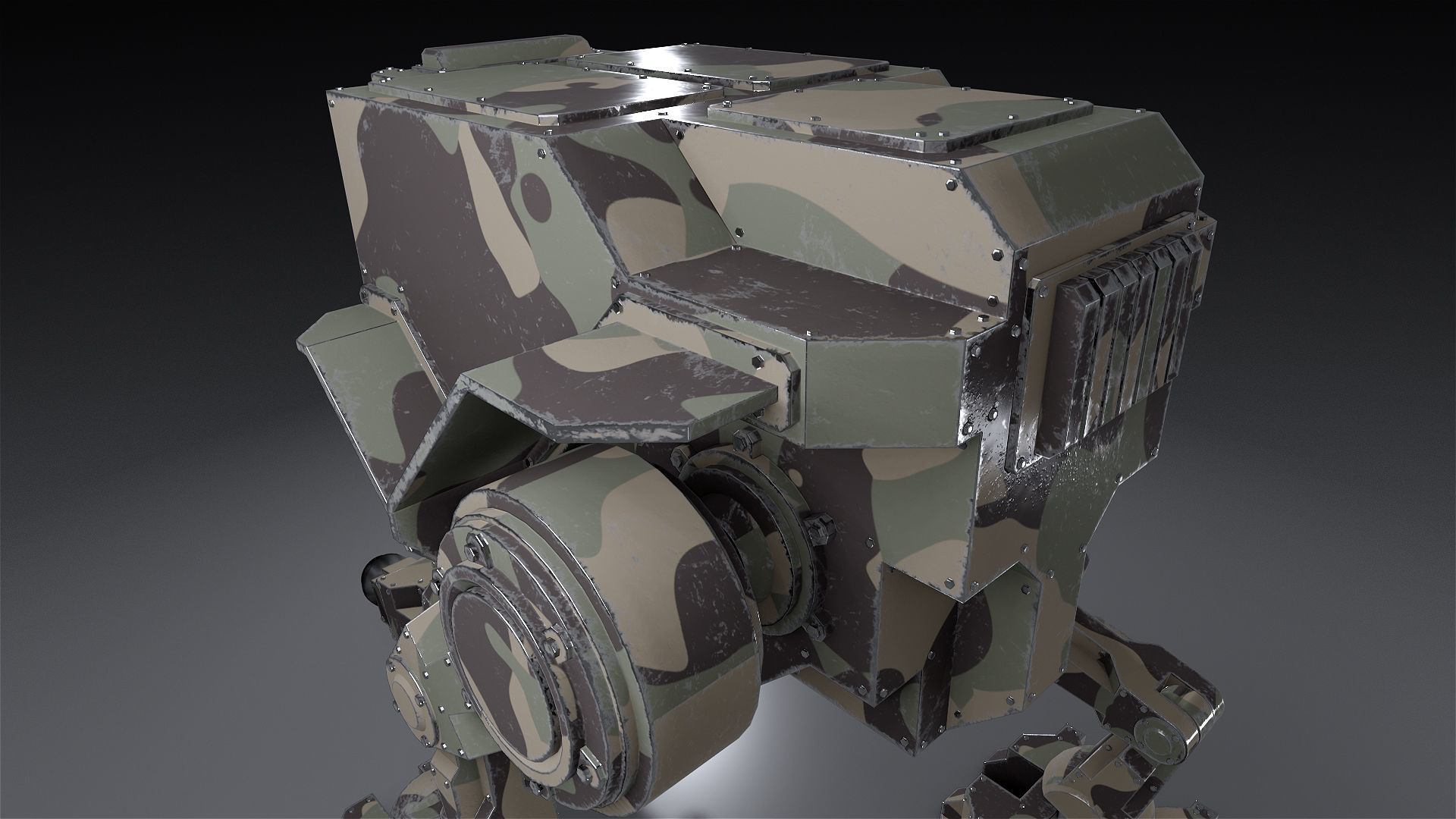 3D model Mech 06 - Raptor VR / AR / low-poly | CGTrader