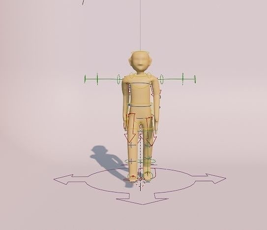 Animated basic man model free 3d free 3D model animated rigged | CGTrader