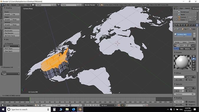 World map 3D model | CGTrader