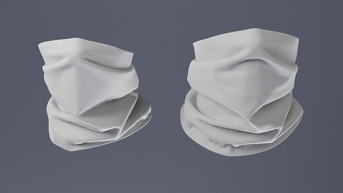 Neck Gaiter 3D model | CGTrader