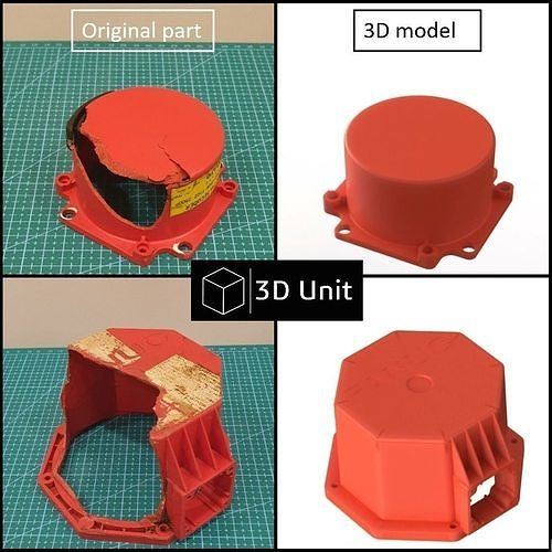 FANUC ENCODER COVERS 3D model 3D printable | CGTrader