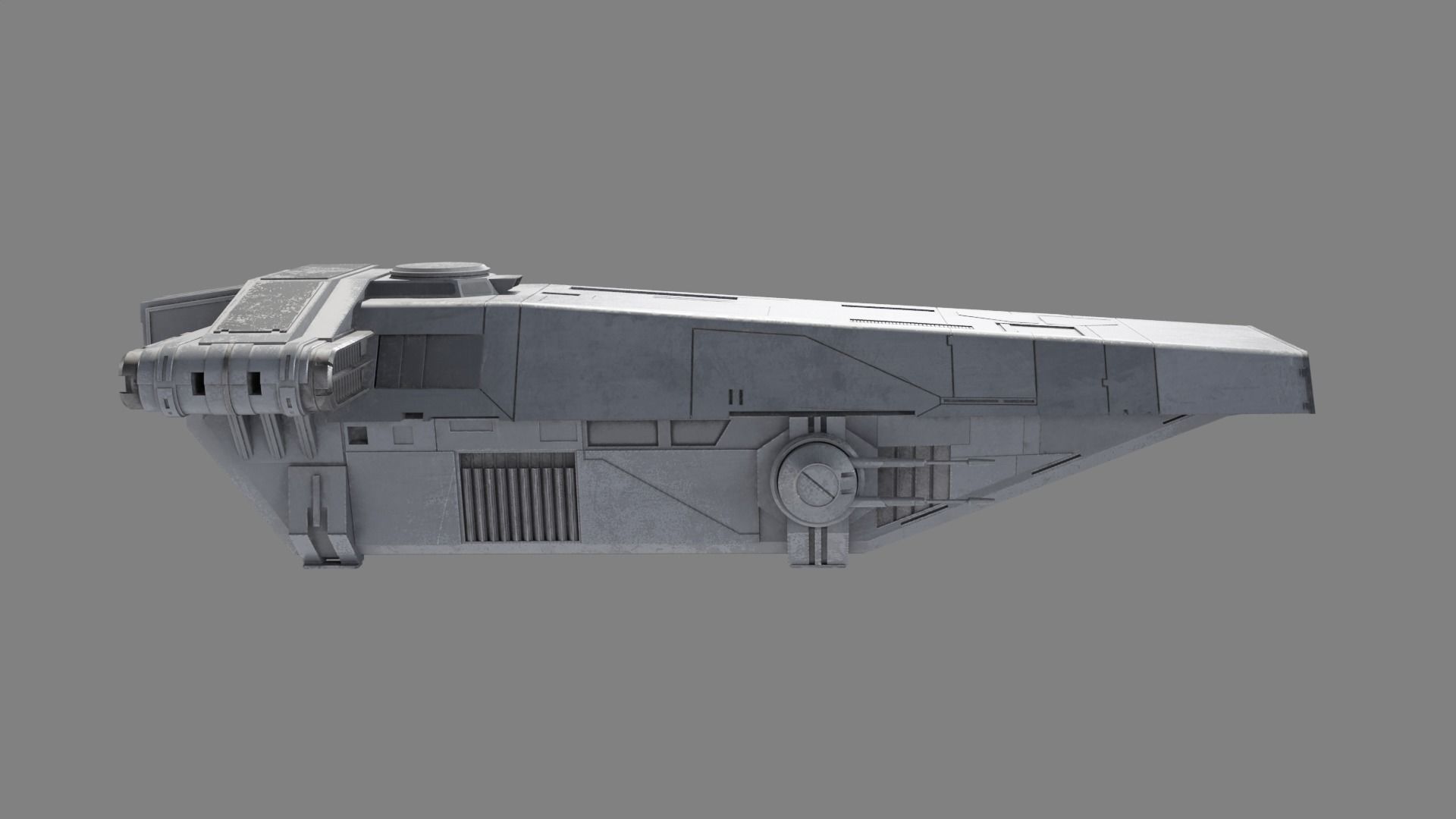 Imperial Transport - STAR WARS 3D model rigged | CGTrader