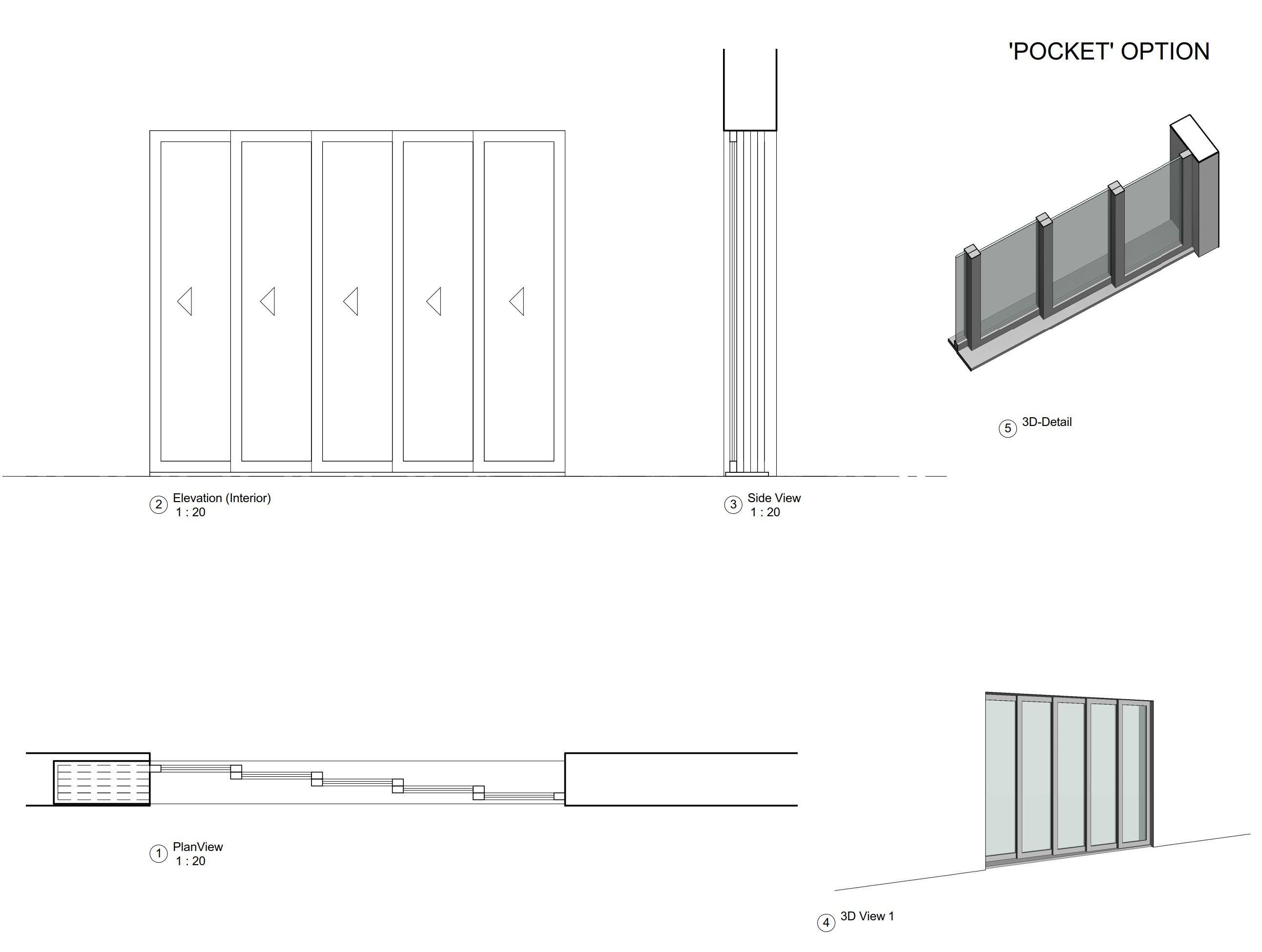 Two Revit native sliding doors 3D Model Collection | CGTrader