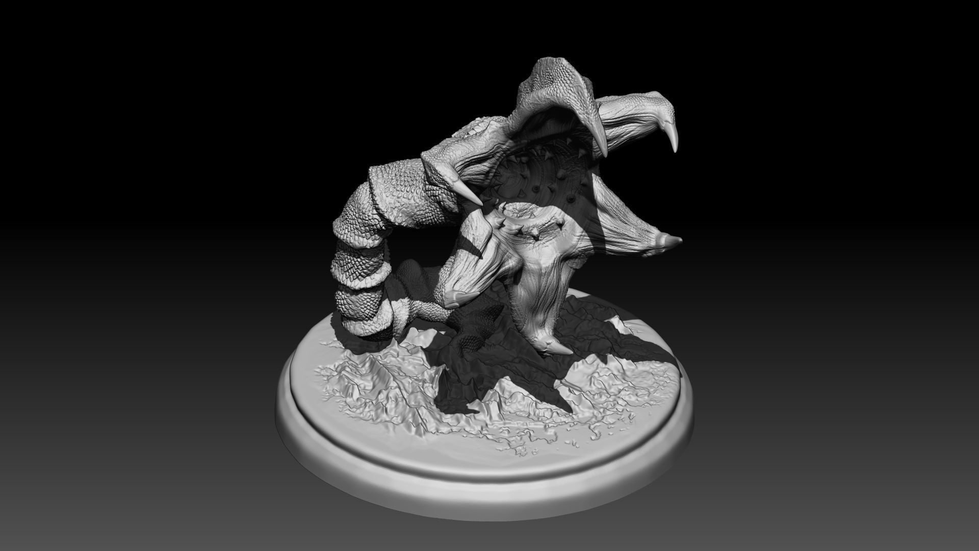 SandMonster 3D model 3D printable | CGTrader