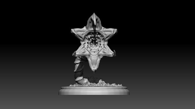 SandMonster 3D model 3D printable | CGTrader