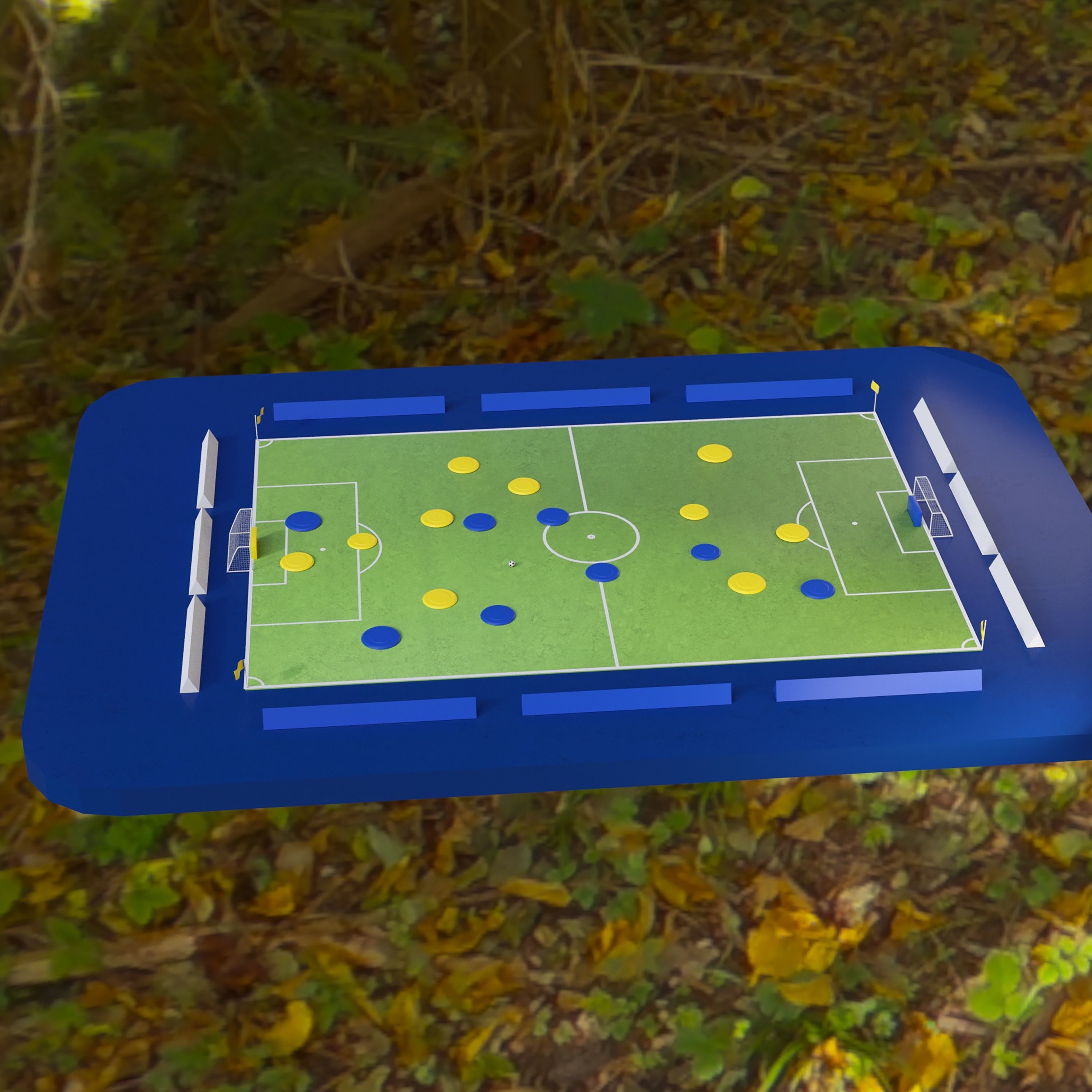 button soccer game jogo de botao 3D model | CGTrader