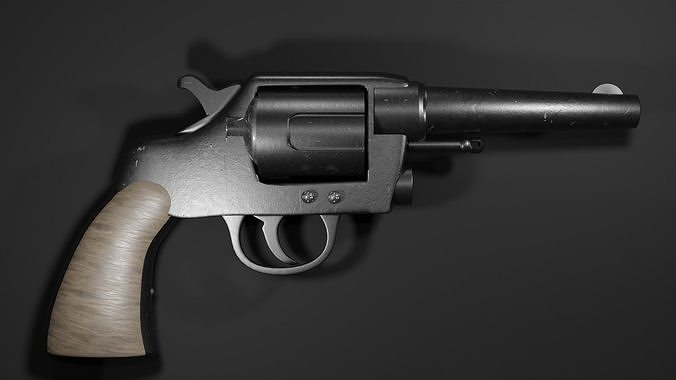 Revolver model 3D model | CGTrader