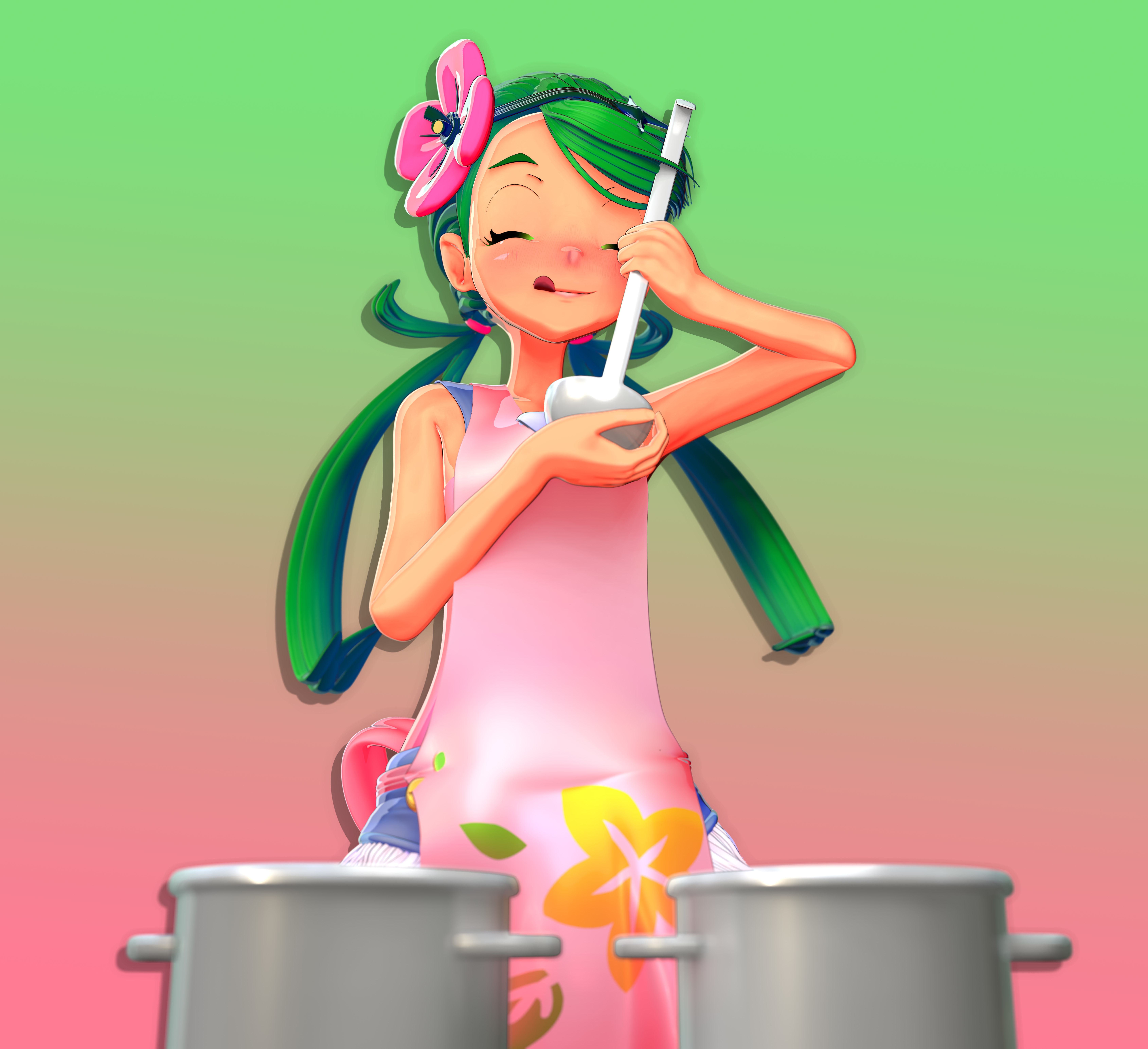 Mallow from Pokemon Sun and Moon free 3D model rigged | CGTrader