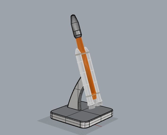Rocket Falcon 3D model | CGTrader