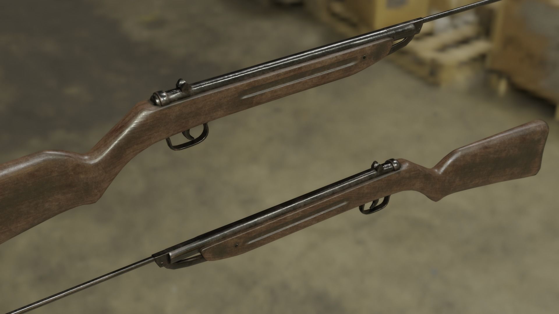 3D model Pellet gun VR / AR / low-poly | CGTrader