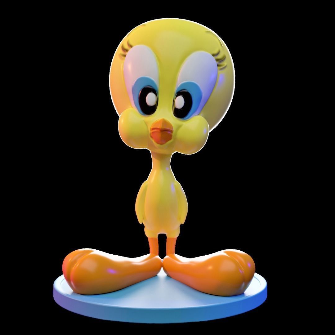 Piolin looney tunes bird 3D model 3D printable | CGTrader