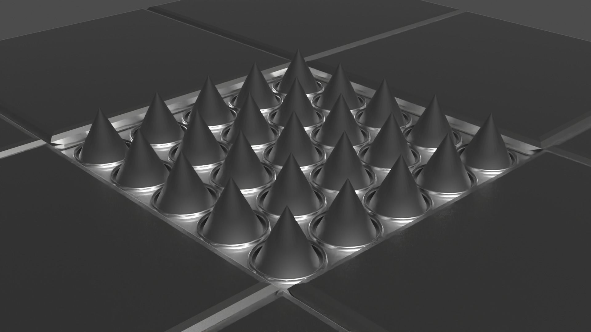 Metal Floor Spikes Trap 3D model animated | CGTrader